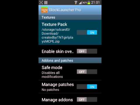 Minecraft pe texture pack yapimi