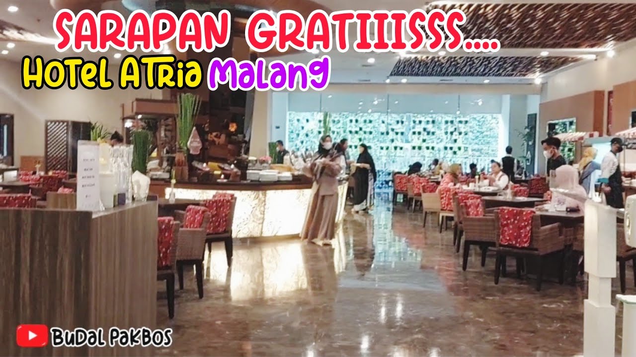 BREAKFAST DI HOTEL ATRIA MALANG ⁉️ RIVIEW LENGKAP 2022 eps 276 - YouTube