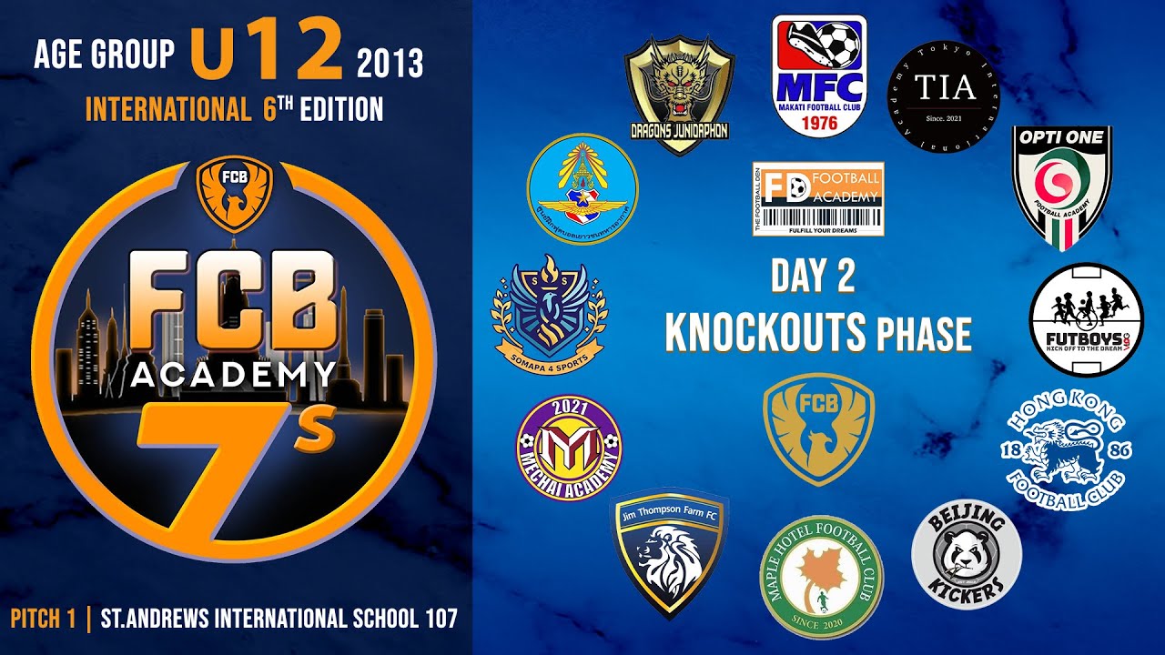 Live 🔴⚽️ | DAY 2 | KNOCKOUT PHASE | FCB Academy 7s 2025 U12 (2013 ...