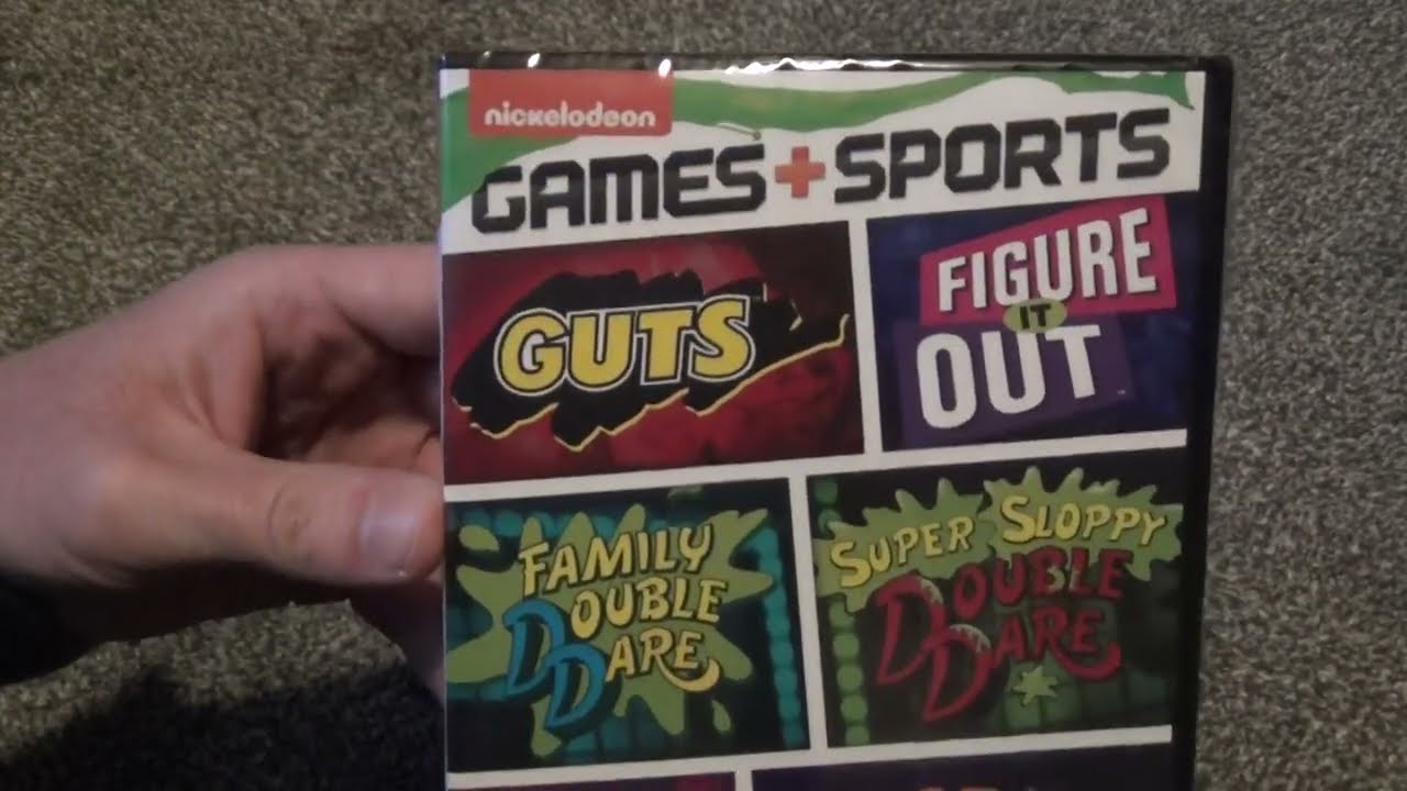Nickelodeon Games + Sports All-Star Collection DVD Unboxing - YouTube