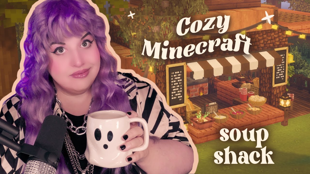 Cozy Gaming: Minecraft 🍲 Building a Soup Shack with Me! ☕️🍁 CIT Modded ...