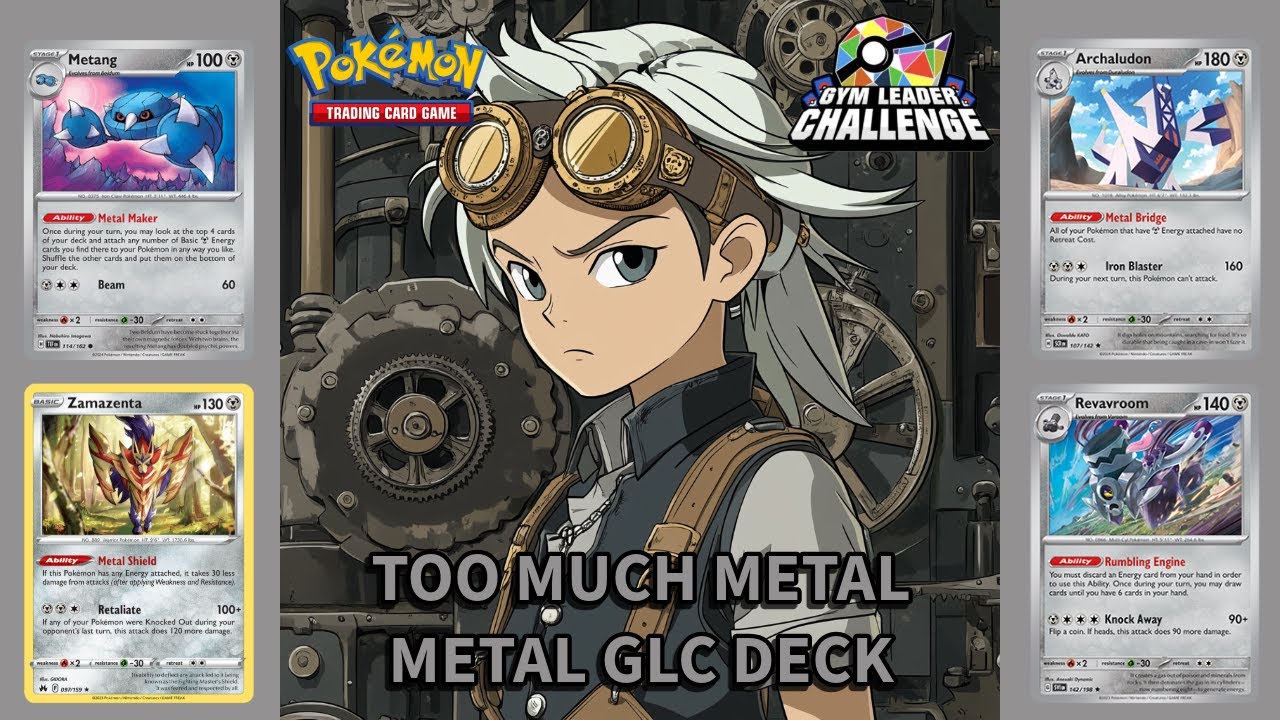 TOO MUCH METAL - METAL GLC DECK - Pokemon TCG GLC - Twinleaf - YouTube
