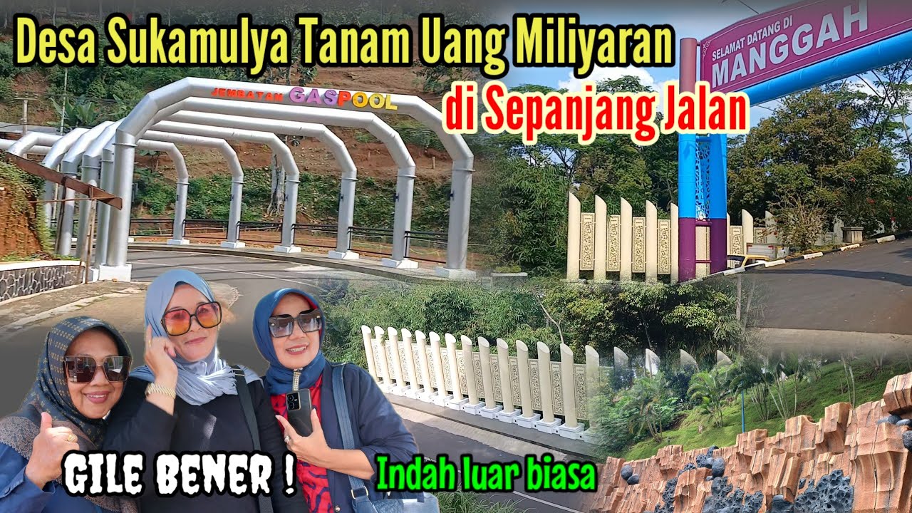 Desa Sukamulya Tanam Uang Miliyaran sepanjang Jalan, Gile Bener # ...