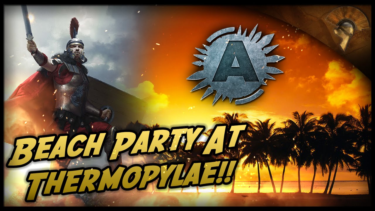 Total War: ARENA - GAMEPLAY - Beach Party at Thermopylae! - YouTube
