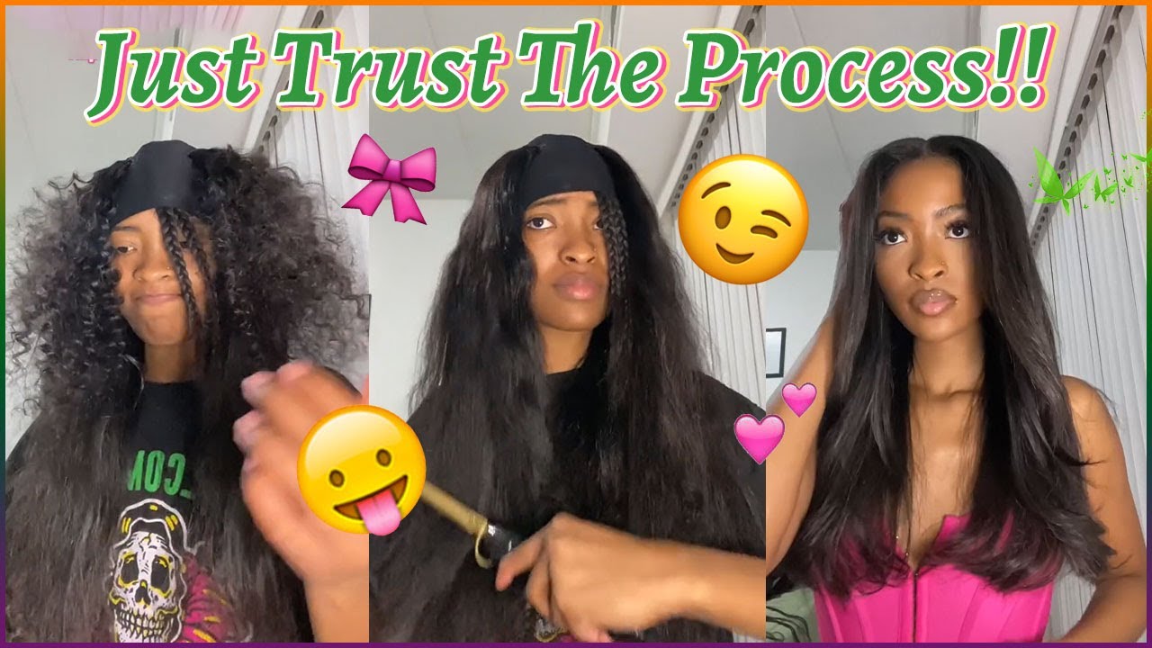 How To Do Quick Wave With Curls Straight Bundles Hair Tutorial For How To Do Quick Wave With Curls Straight Bundles Hair Tutorial For
