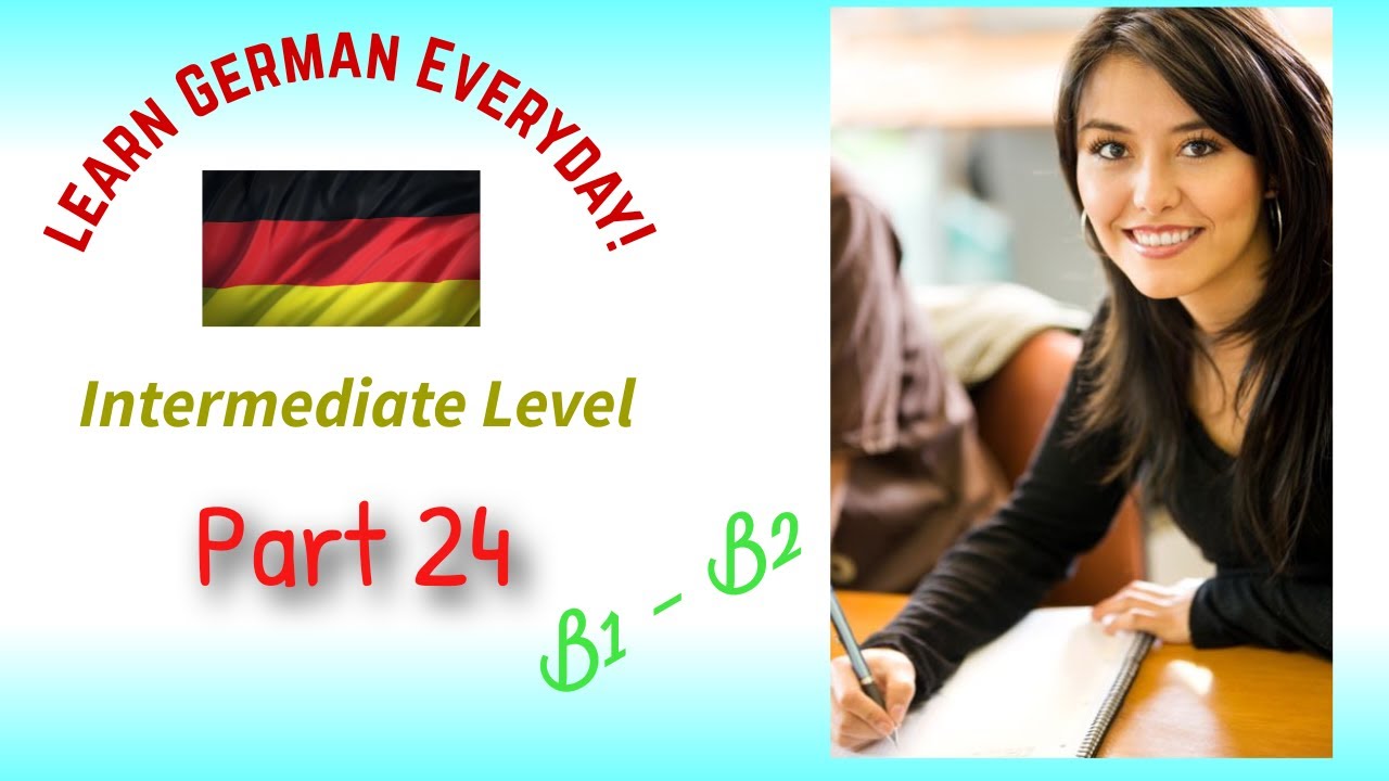 German Word List : intermediate level - Part 24 - YouTube