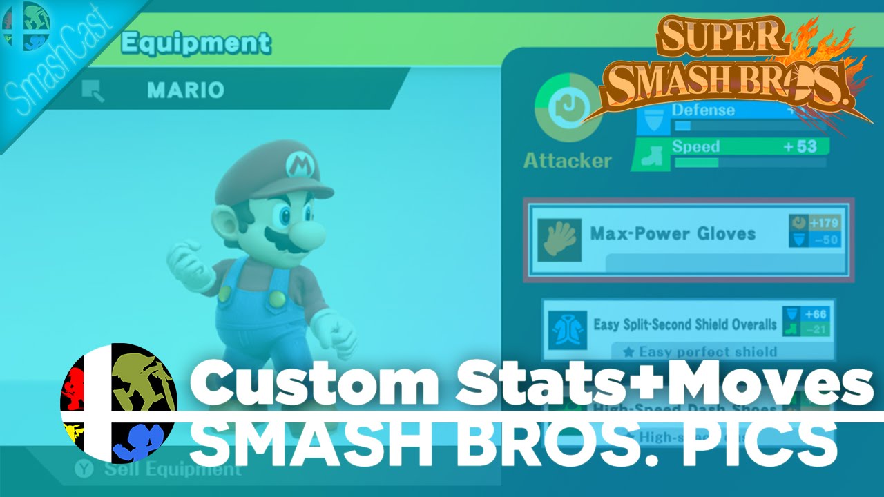 SSB4 Custom Moves, Stats & Costumes - 35+ Screenshots - YouTube