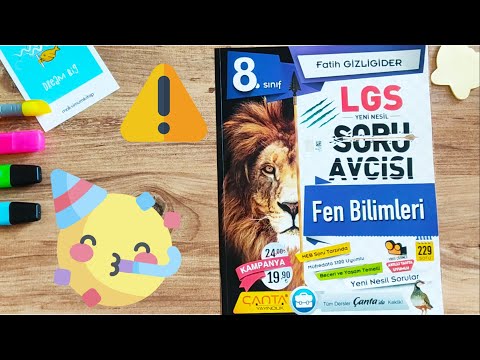 LGS FEN İÇİN ÇANTA YAYINLARI! - Çanta Yayınları 8. Sınıf LGS Soru Avcısı Fen Bilimleri Soru Bankası