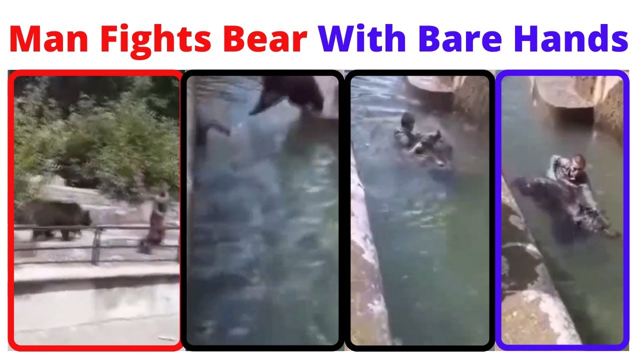 MAN FIGHTS BEAR WITH BARE HANDS -56- - YouTube