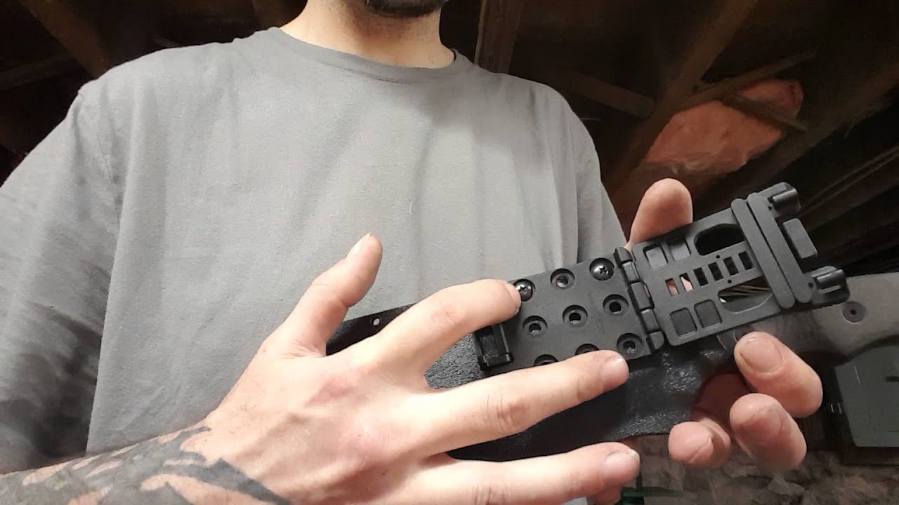 Custom Tops T1 Tracker kydex sheath Overview - YouTube