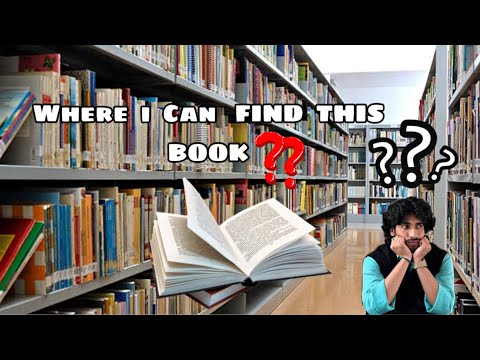 Where I Can Find This Book?? - YouTube