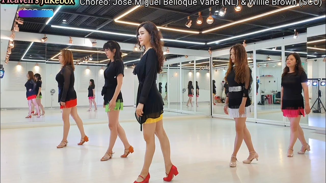 Heaven's Jukebox (High Beginner) teach line dance | Withus Korea, Yoon ...
