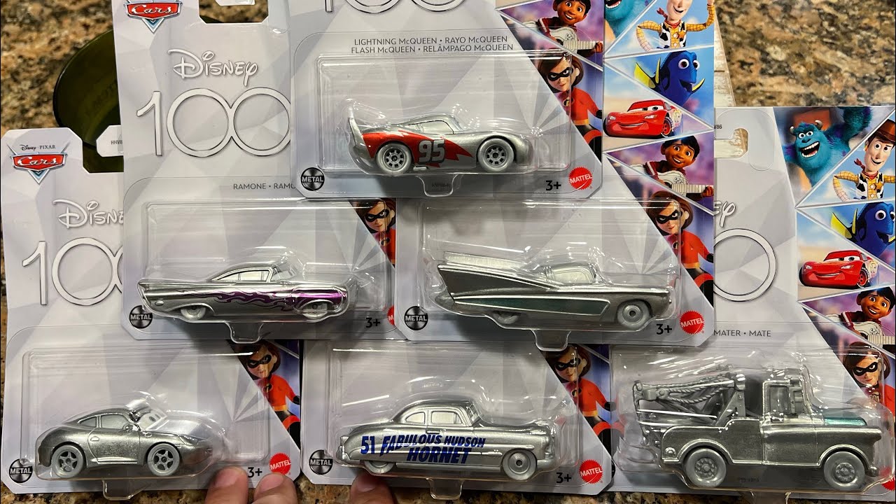 Disney Pixar Cars 100th Anniversary Cars Review!!! Lightning McQueen ...