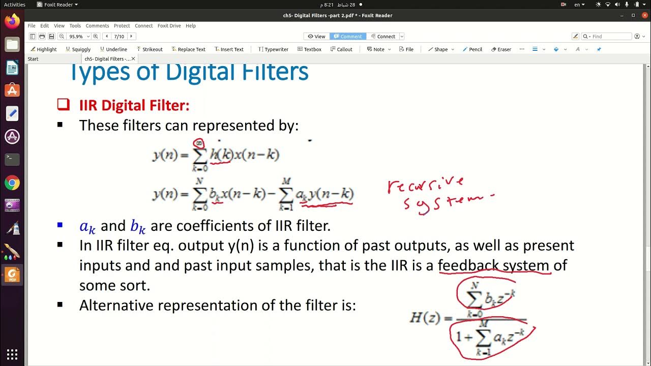 (Digital Signal Processing - Digital Filters (part 2 درس - YouTube
