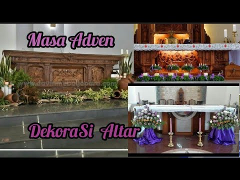 Rangkaian Bunga Altar untuk Masa Adven dan penjelasan bagaimana ...