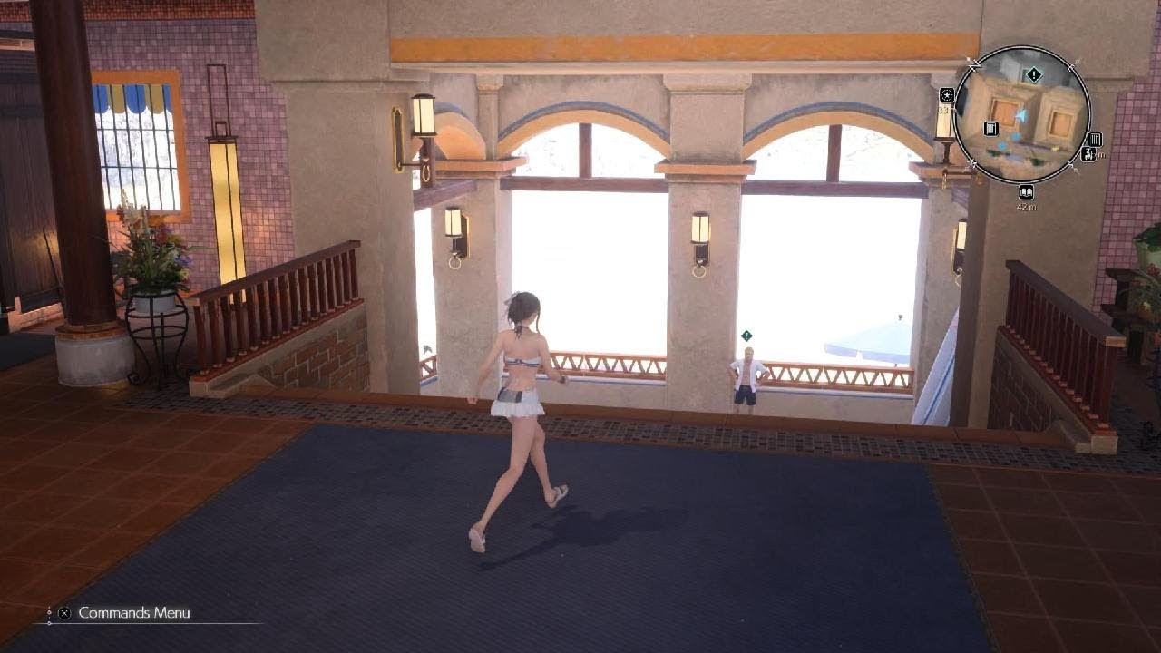 FINAL FANTASY VII REBIRTH beach scene - YouTube