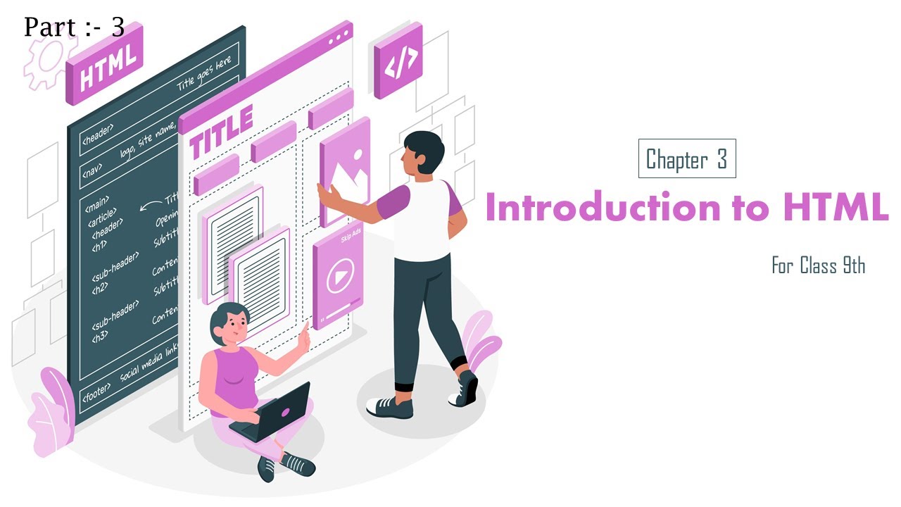 Part 3 Structure of HTML & saving of HTML Document /Introduction to ...