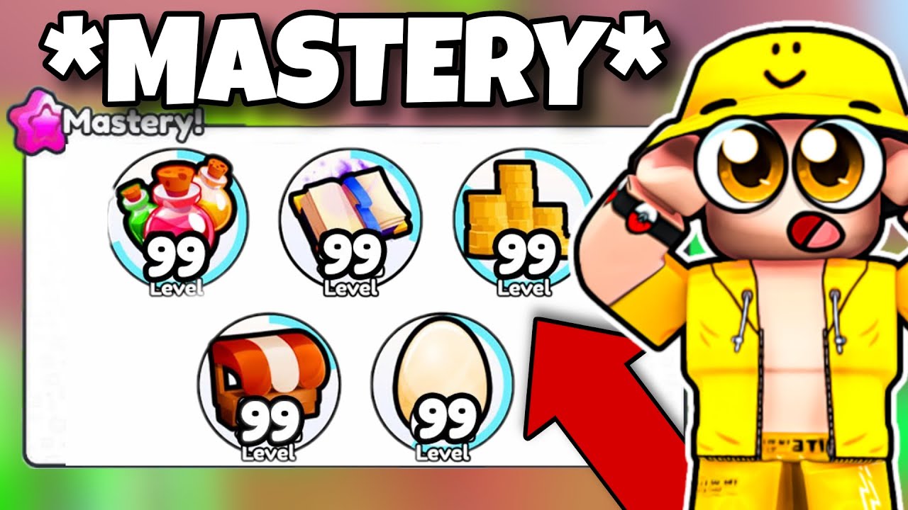 Jak Udělat Všechny Mastery v Pet Simulatoru 99 - YouTube