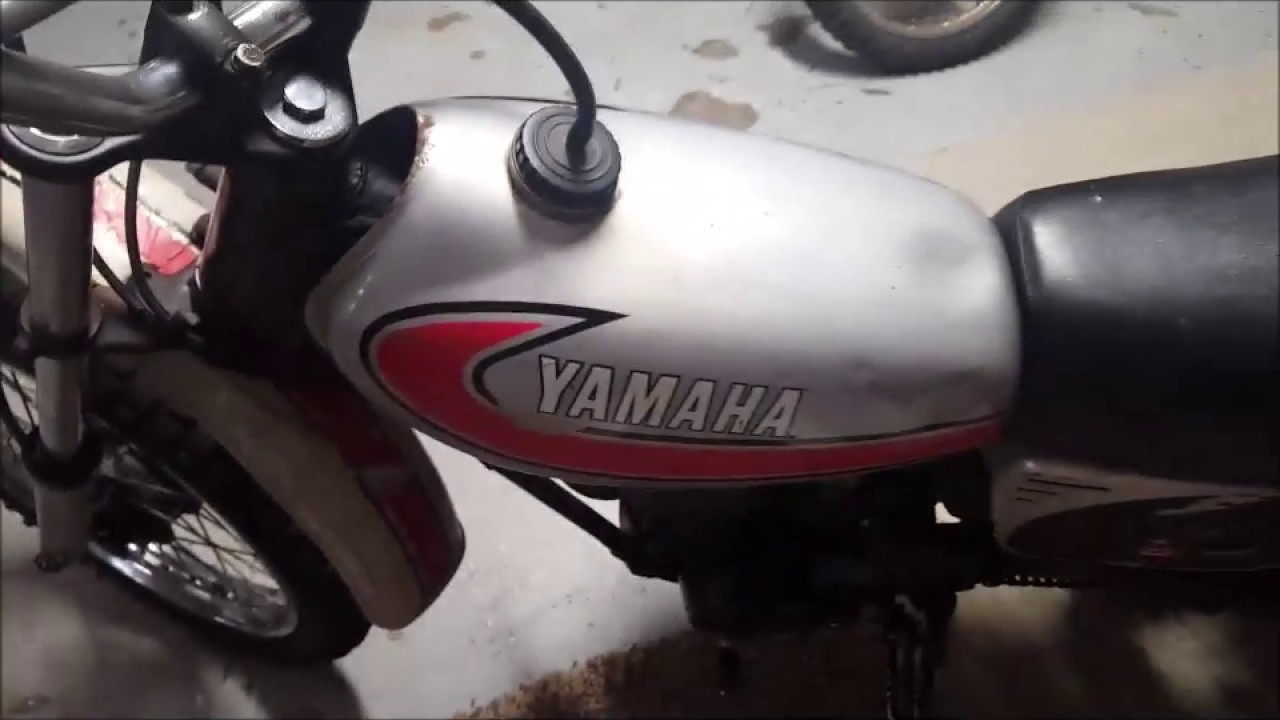 1974 Yamaha YZ80A Needs a complete throttle unit. - YouTube