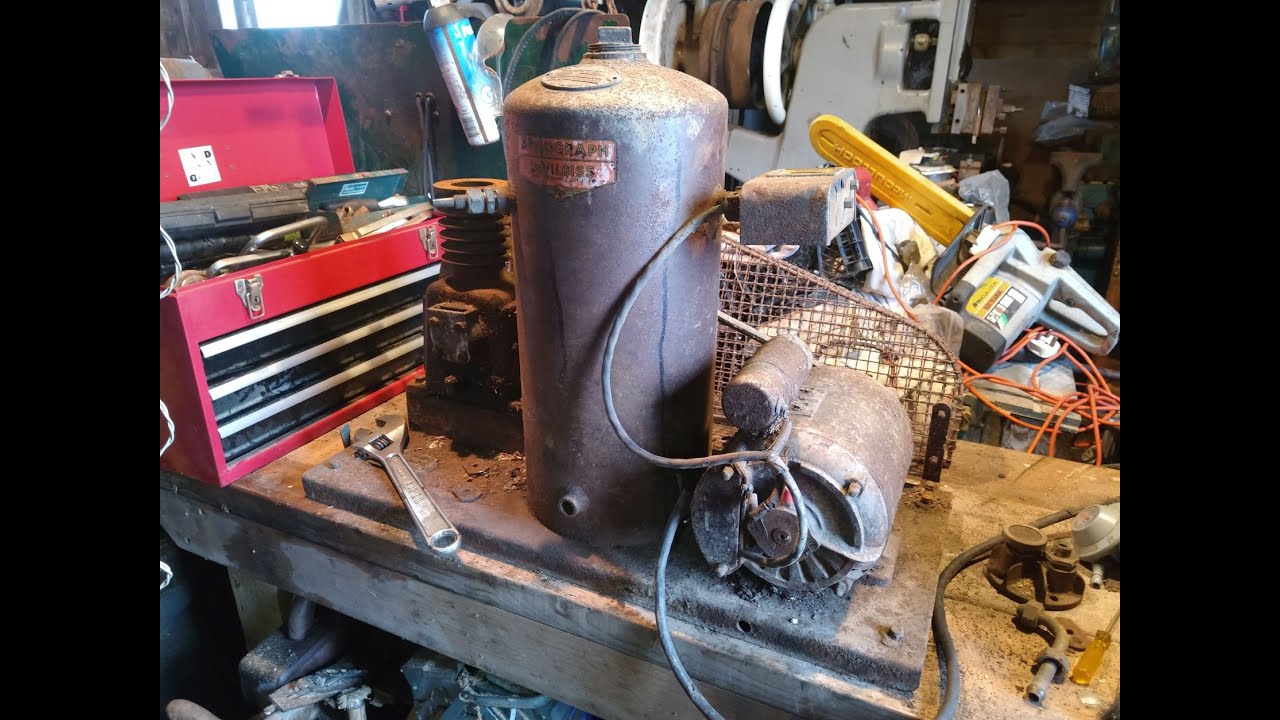 Air compressor restoration, 1962 Aerograph-DeVilbiss Co Ltd, part 1 ...