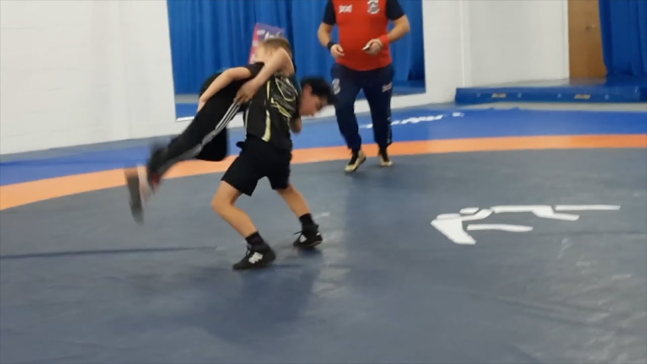 Kids Freestyle Wrestling Comp - Rudy - YouTube