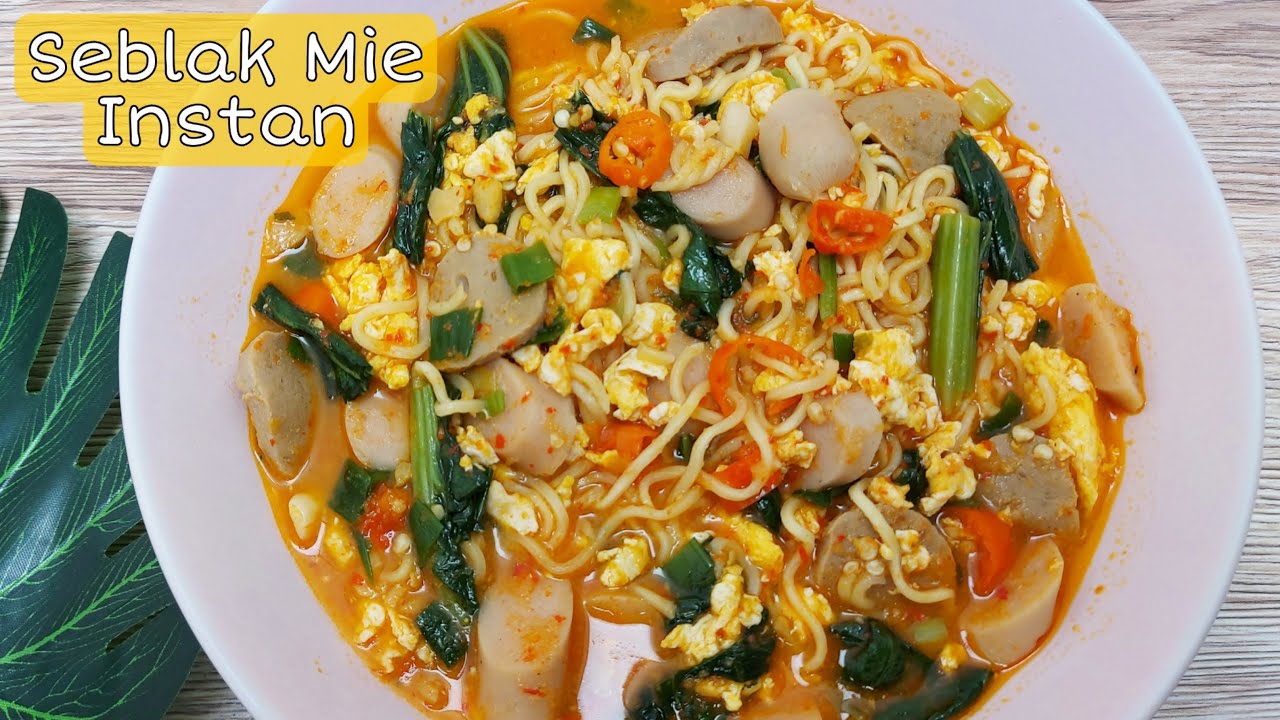 SEBLAK MIE INSTAN SUPER PEDAS - YouTube