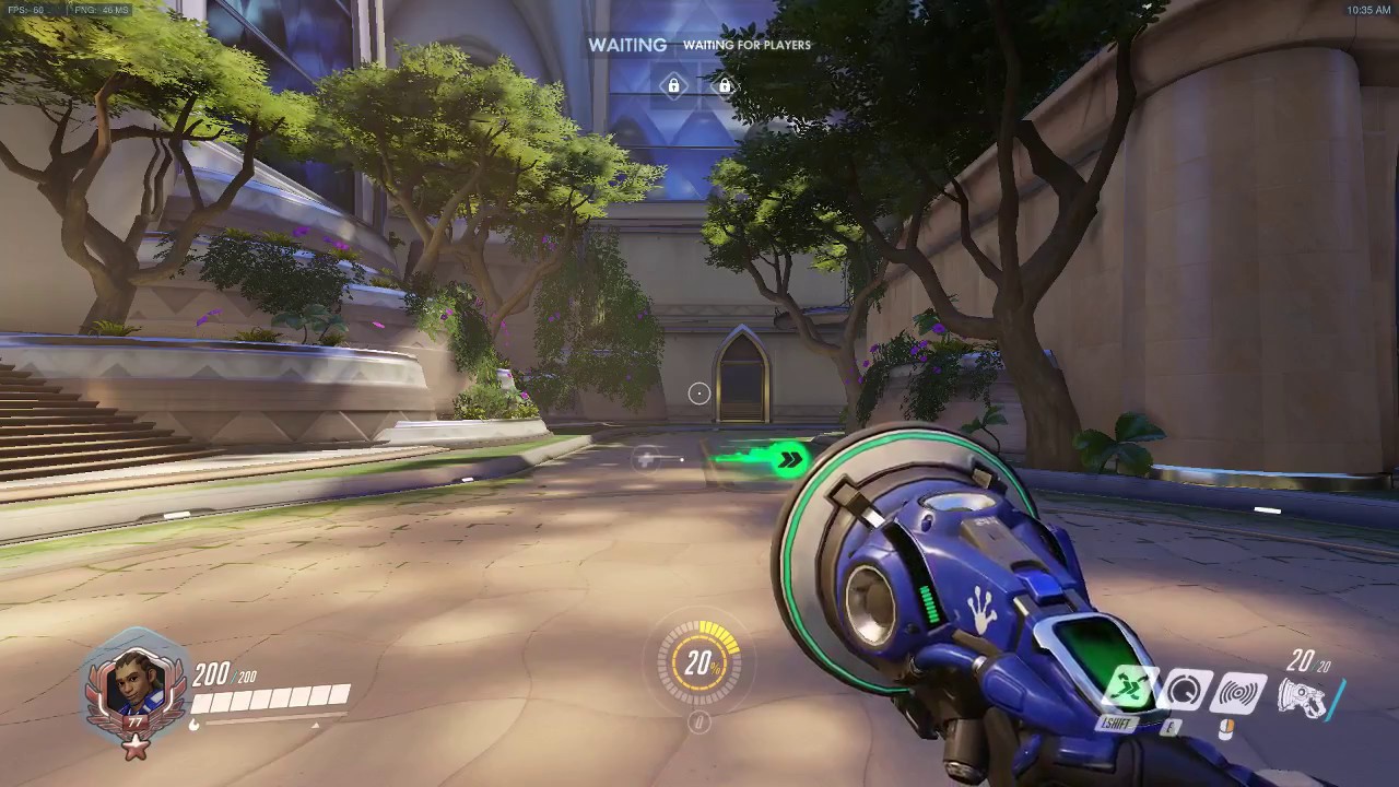 Lucio wall ride spot second point Numbani - YouTube