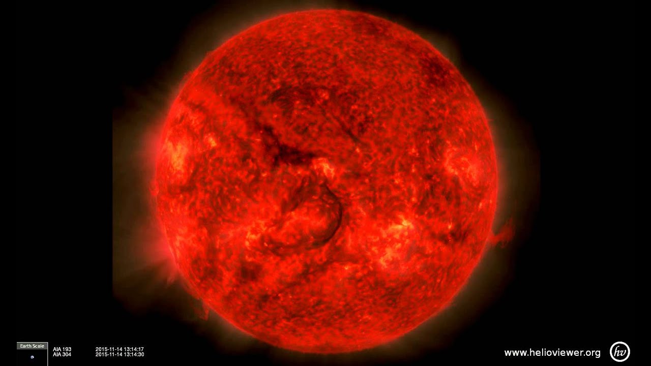 Amazing SUN-AIA 193/304 (2015-11-10 10:07:54 - 2015-11-17 08:24:06 UTC ...
