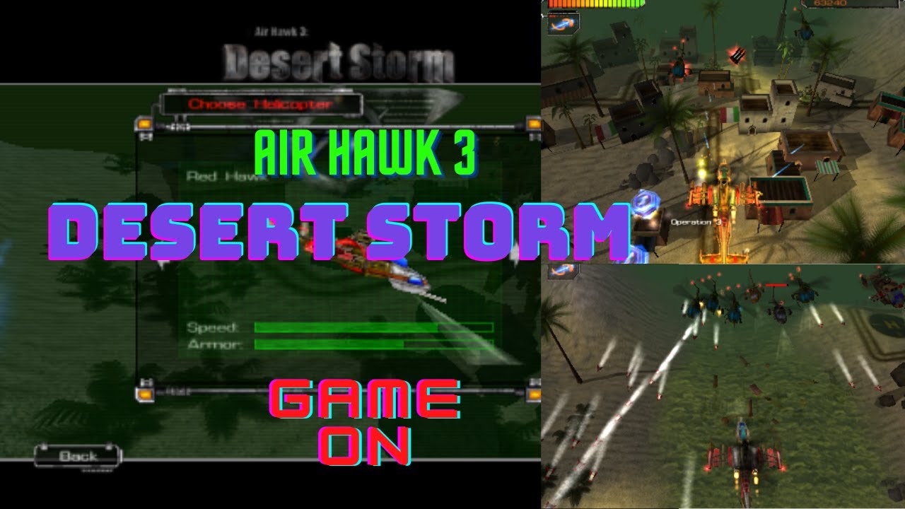 DESERT STORM ( AIR HAWK 3)/VIDEO GAMING - YouTube