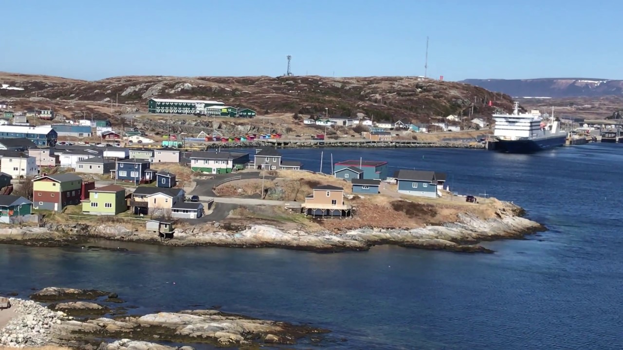 An Overview of Port aux Basques from old Bruce Arena Site - YouTube