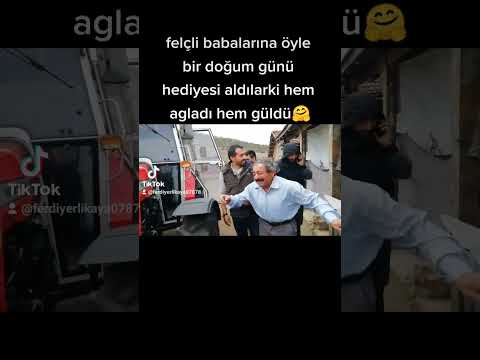 FELÇLİ BABAYA TRAKTÖR HEDİYE EDEN EVLATLARA BİR BEĞİNİYİ ÇOK GÖRMEYELİM🤗🤗