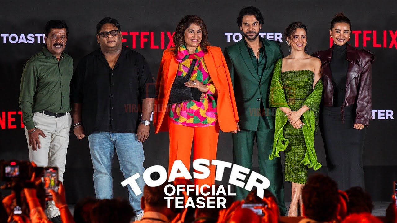 Toaster | Official Teaser Launch | Rajkummar Rao, Sanya Malhotra ...