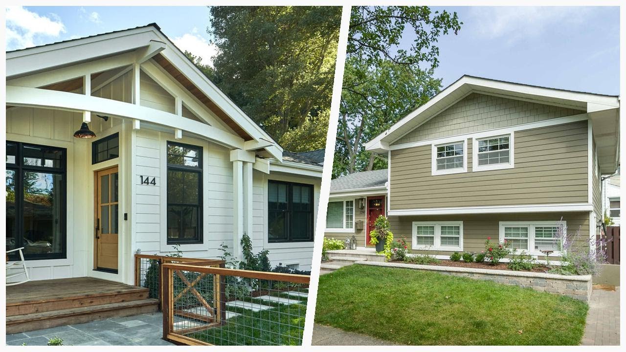 75 Mid-sized Clapboard Exterior Home Design Ideas You'll Love ⭐️ - YouTube