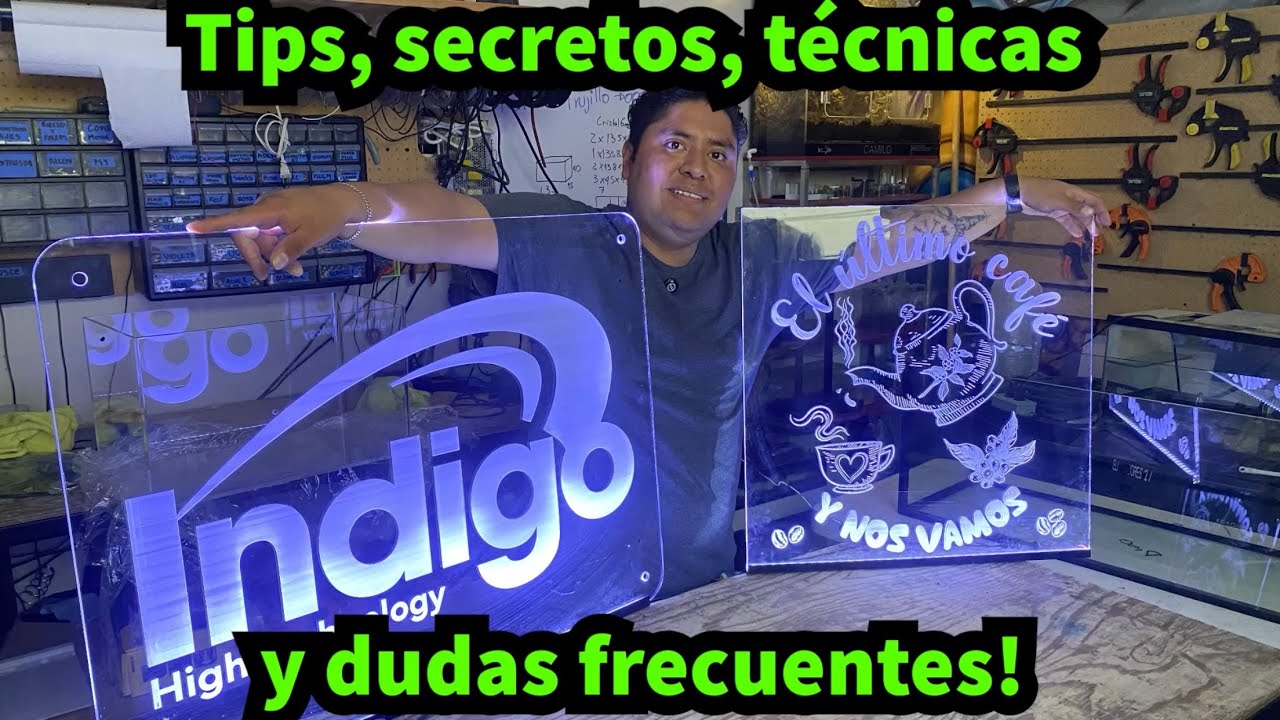 Cómo hacer un letrero luminoso. SEGUNDA PARTE - YouTube