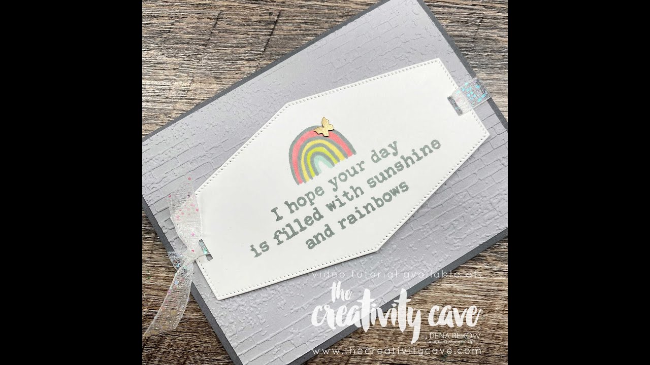 Friday Fun with The Creativity Cave: Make an adorable Rainbow card with ...