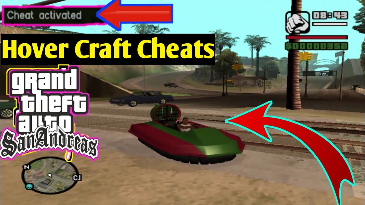 Gta San Andreas Hover Craft Cheat Code - YouTube