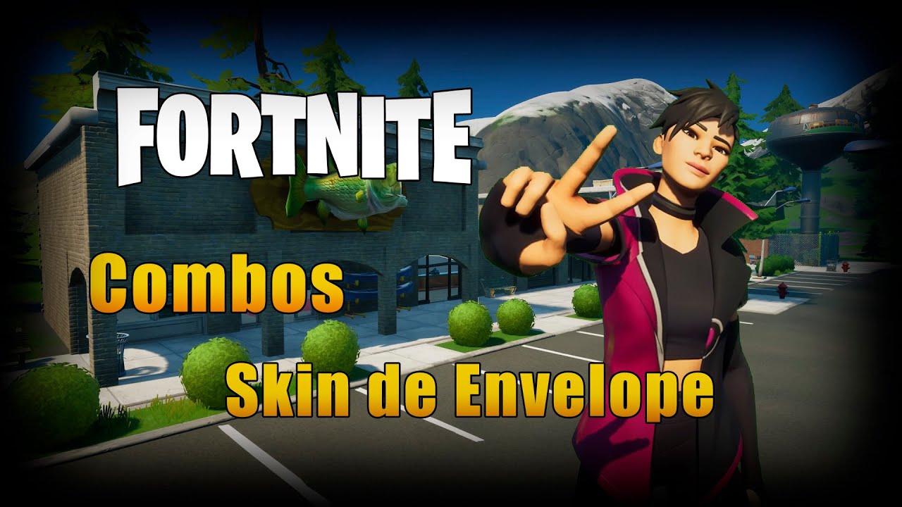 Usei 2 Combos com A Skin de Envelopamento!!! - Fortnite - YouTube
