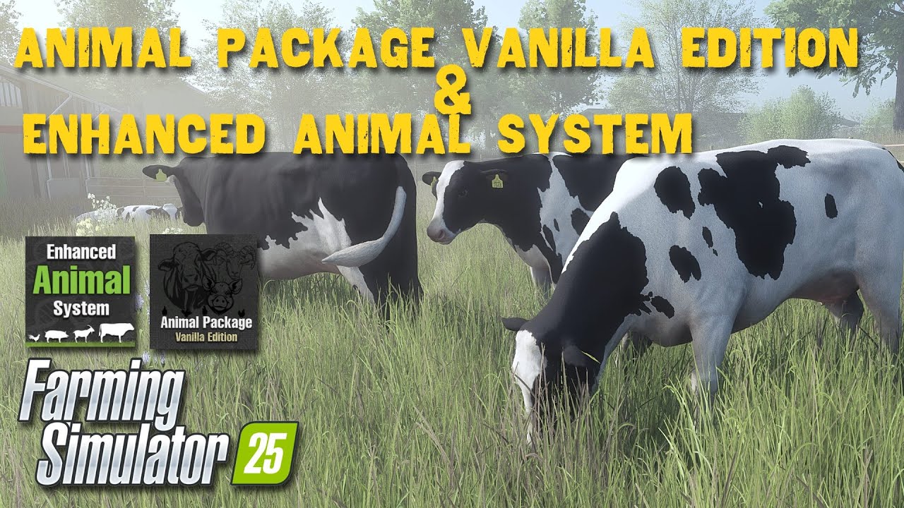 Farming Simulator 25 | Animal Package Vanilla Edition & Enhanced Animal ...