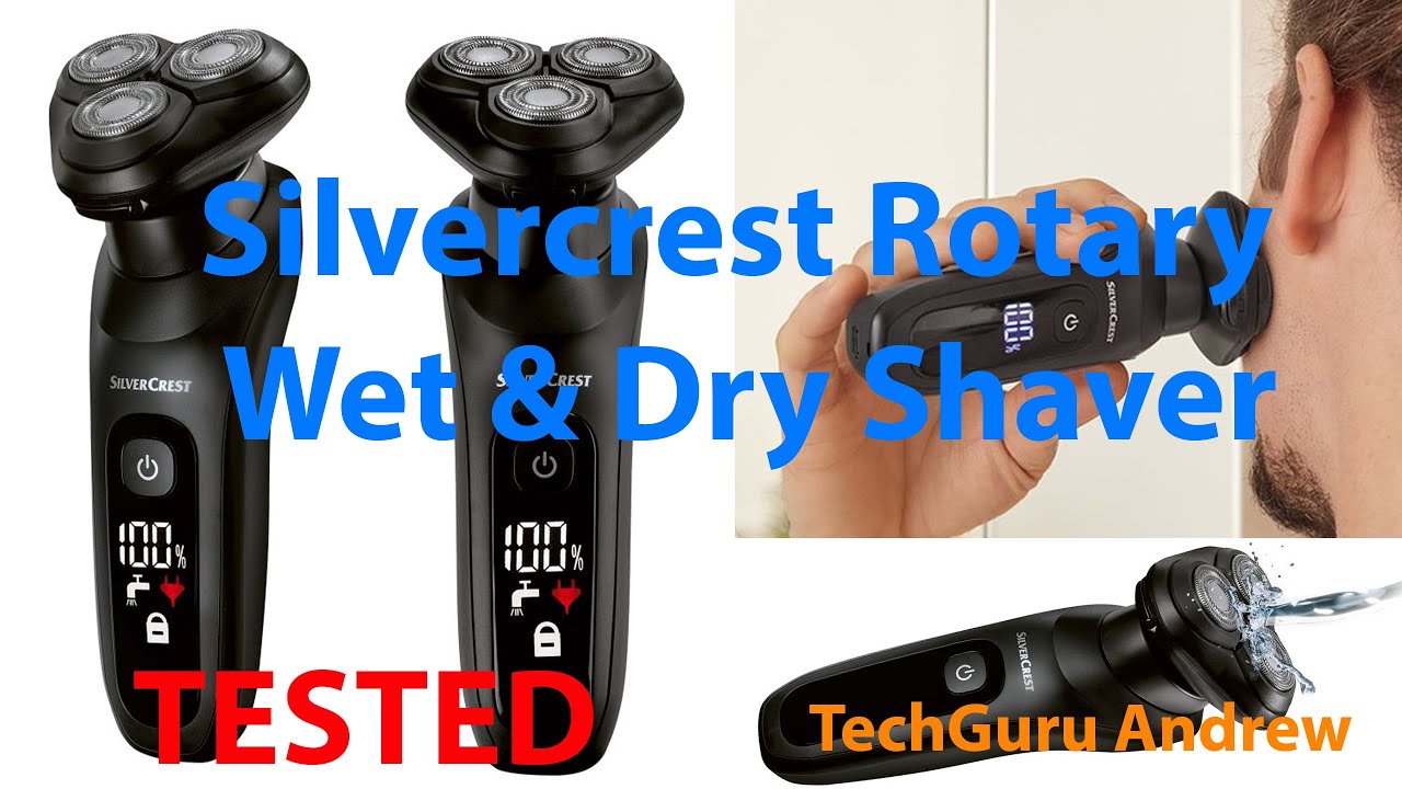 Silvercrest Rotary Wet And Dry Shaver - YouTube