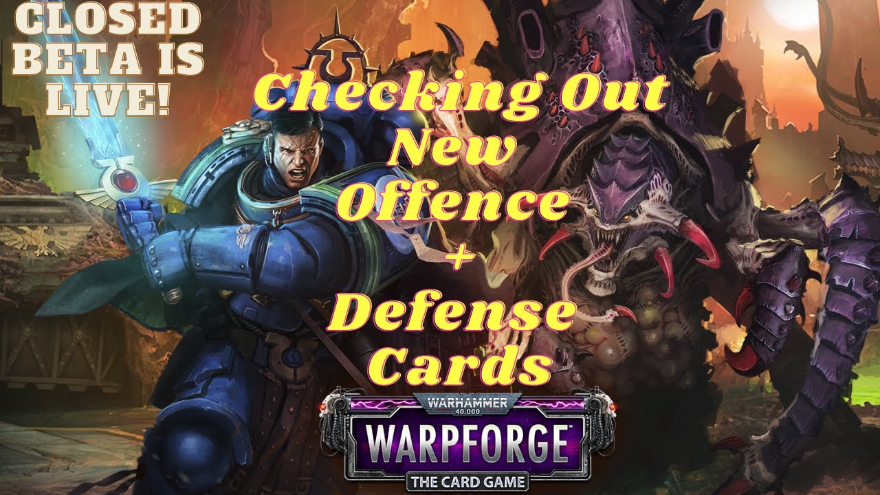 Warpforge is Back?! Offence and Defense Cards | Warhammer 40K ...