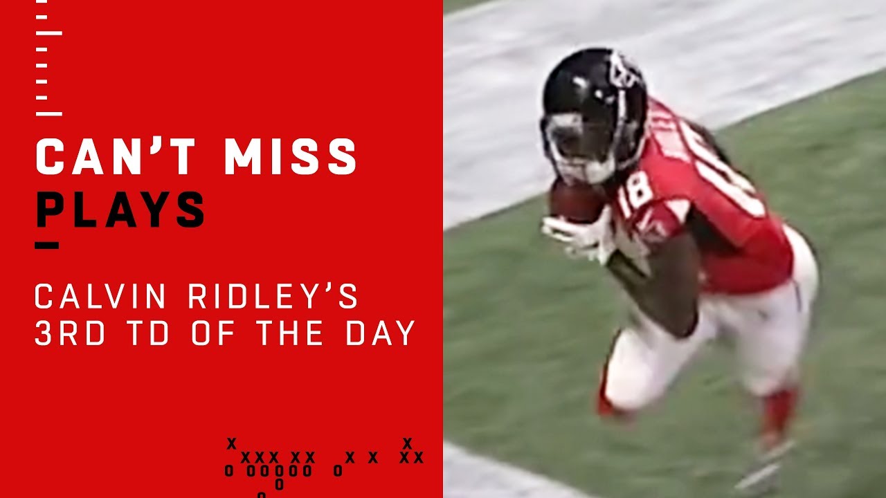 Calvin Ridley Continues AMAZING Performance w/ 3rd TD of the Day! - YouTube