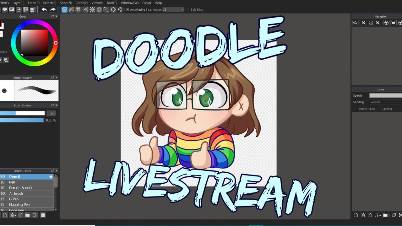 First Ever Doodle Livestream!!!! - YouTube