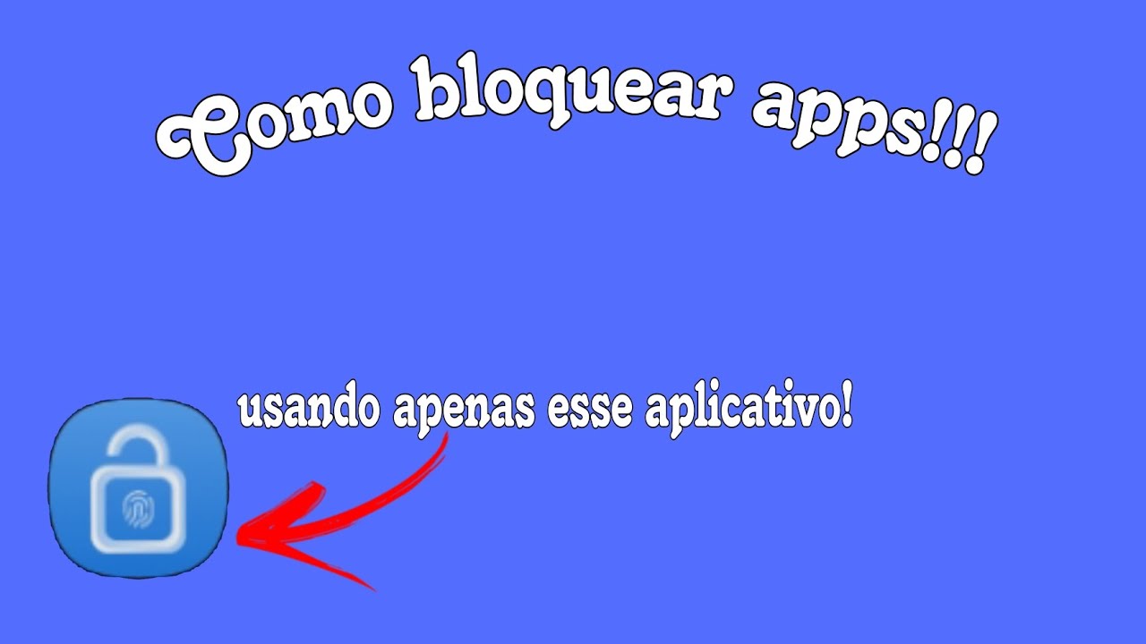 como bloquear apps usando o AppLock PRO - YouTube