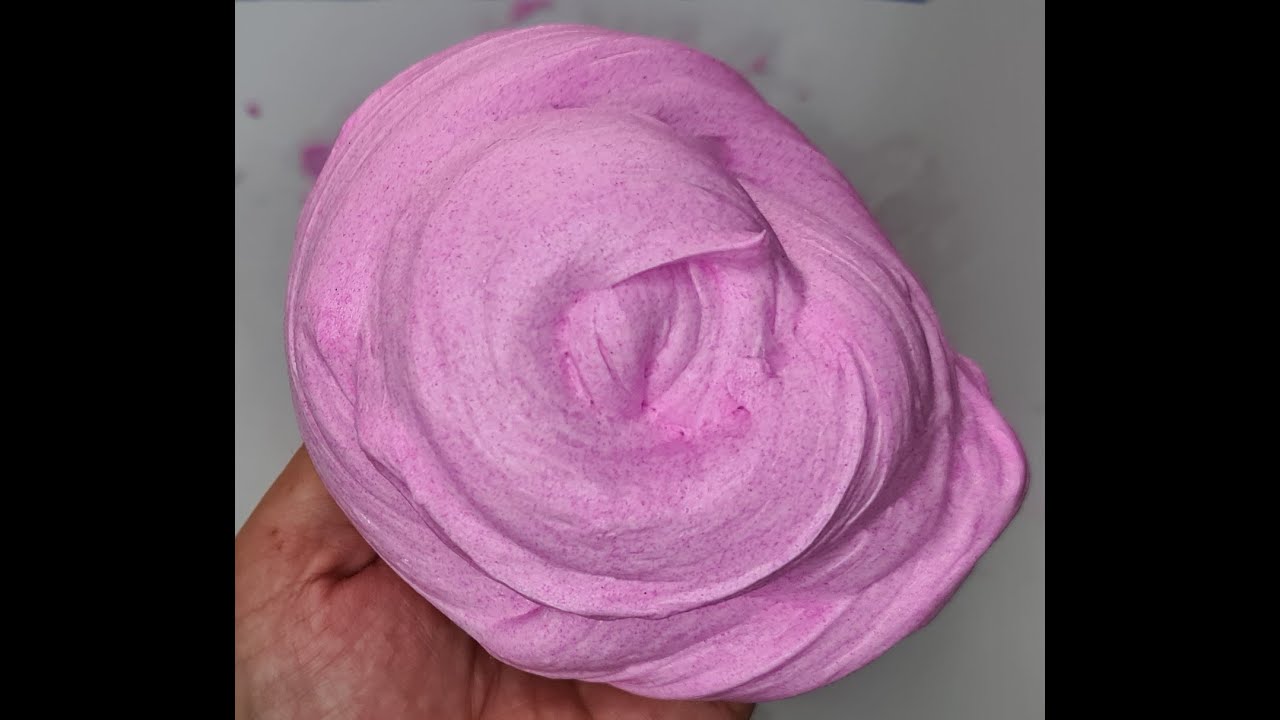 How to make fluffy slime step by step using glue and shaving foam with ...