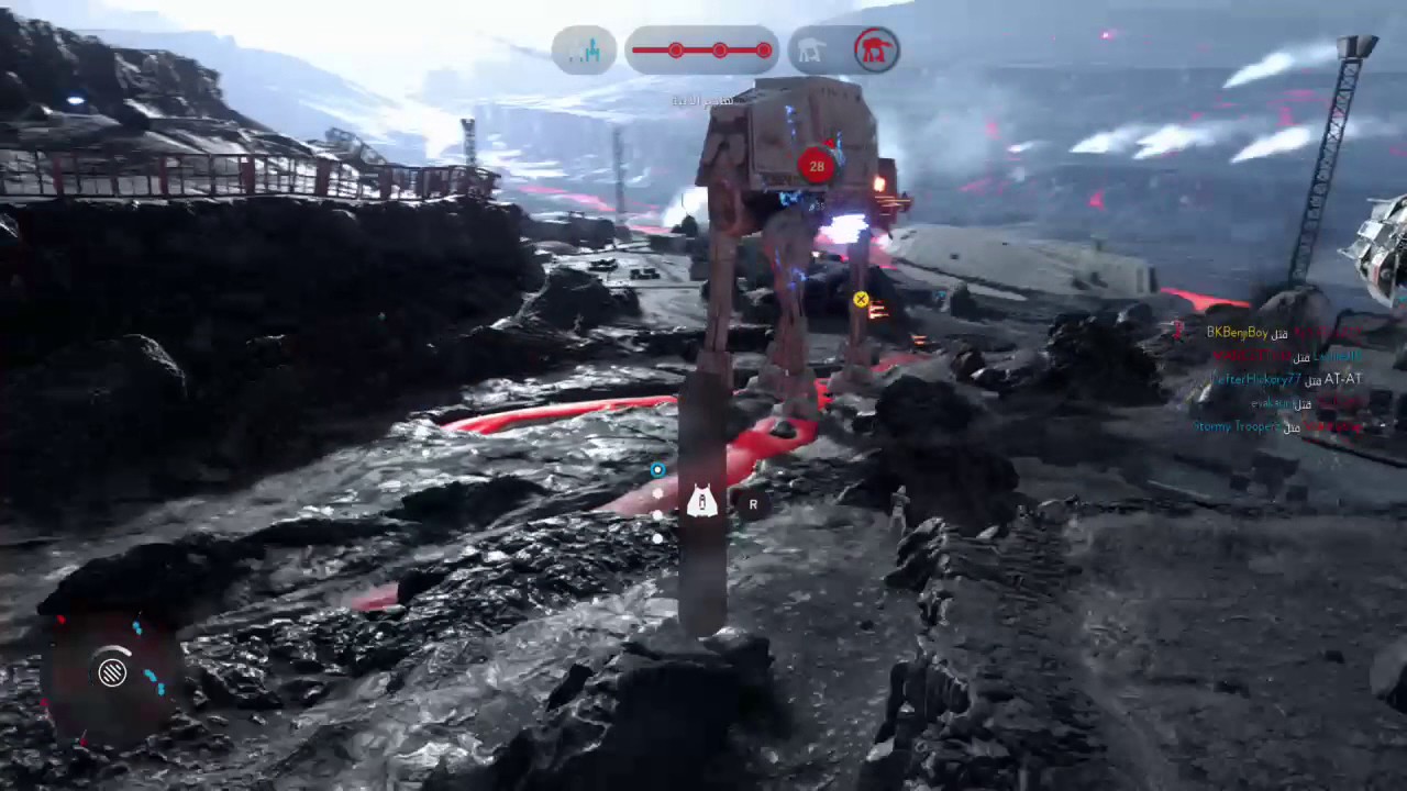 STAR WARS™ Battlefront™ - last second ATAT take down. - YouTube