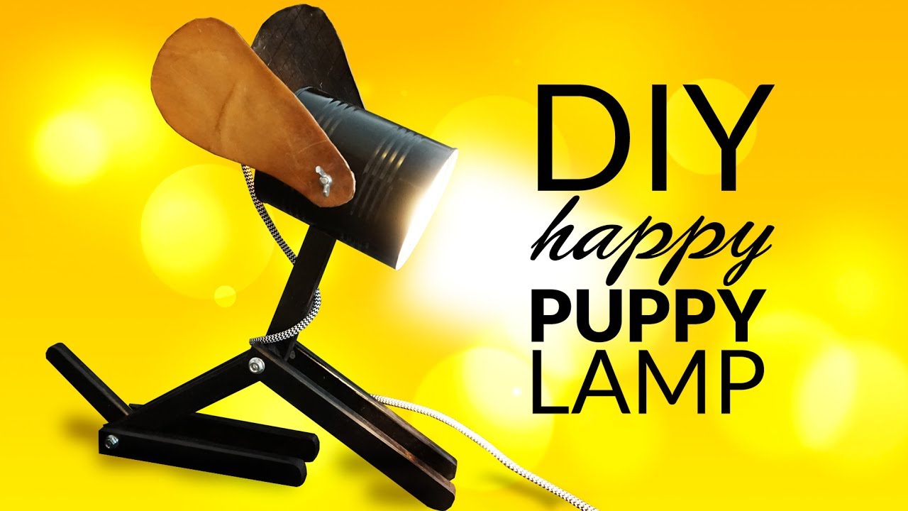 DIY Lamp for kids - DOG - YouTube