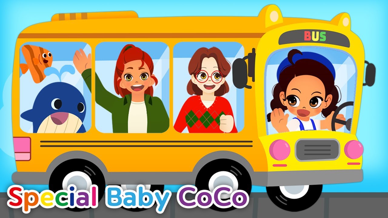 🚌 Wheels on the Bus (with family) + More Nursery Rhymes & Kids Songs ...