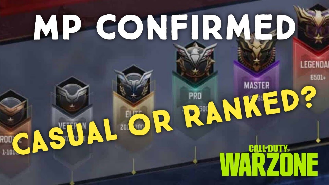 WARZONE MOBILE MP MODE CONFIRMED! (Casual or Ranked?) - YouTube