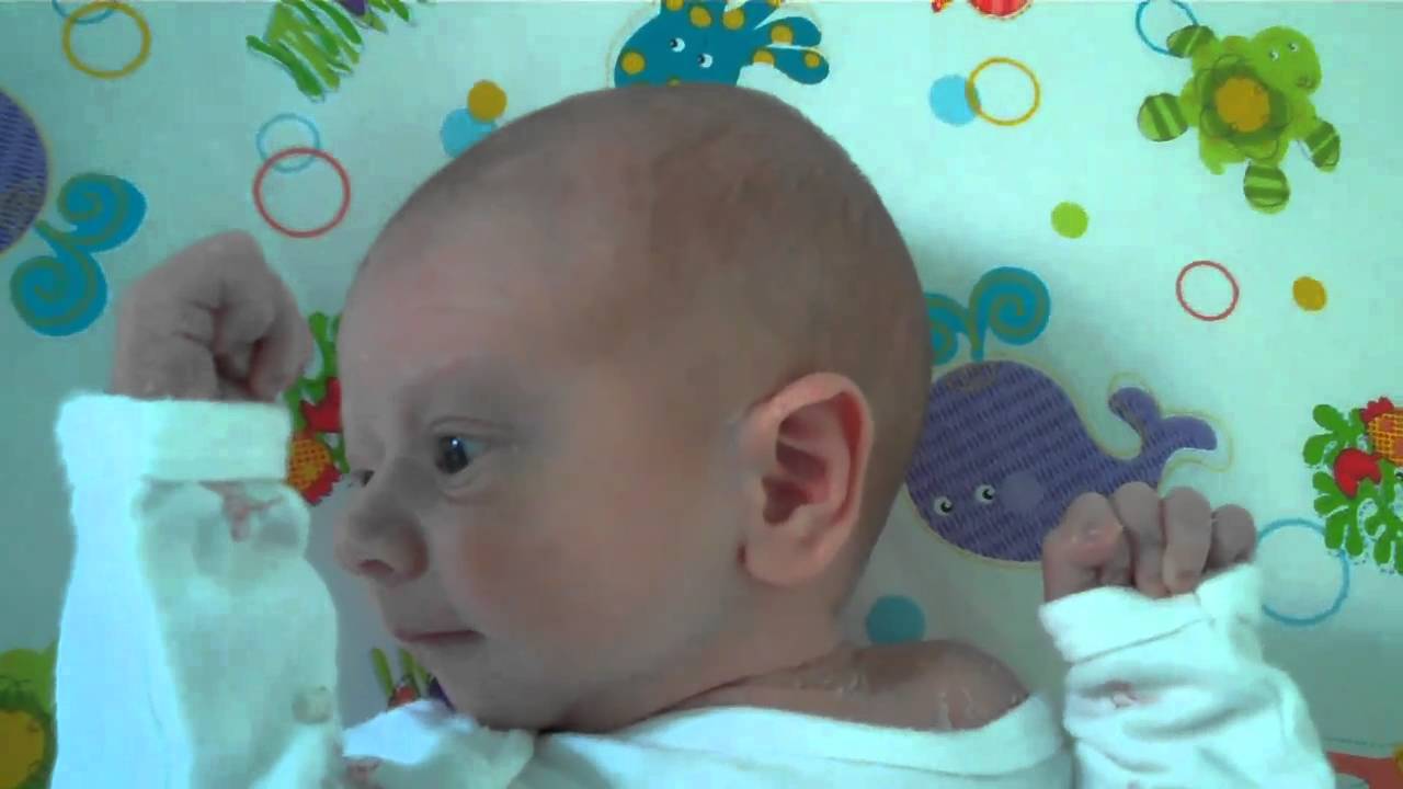 Reed Thomas Ostrom: 6 days old - YouTube