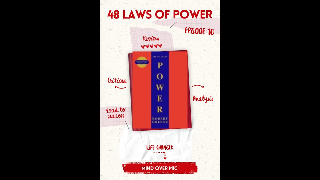 48 law of power, Book Review, analysis and Critique - YouTube